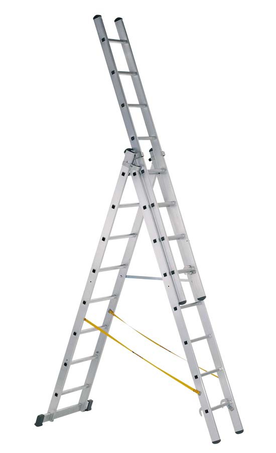 Zarges Skymaster Trade Ladder 3-Part 3 x 12 Rungs | Farmers Equipment