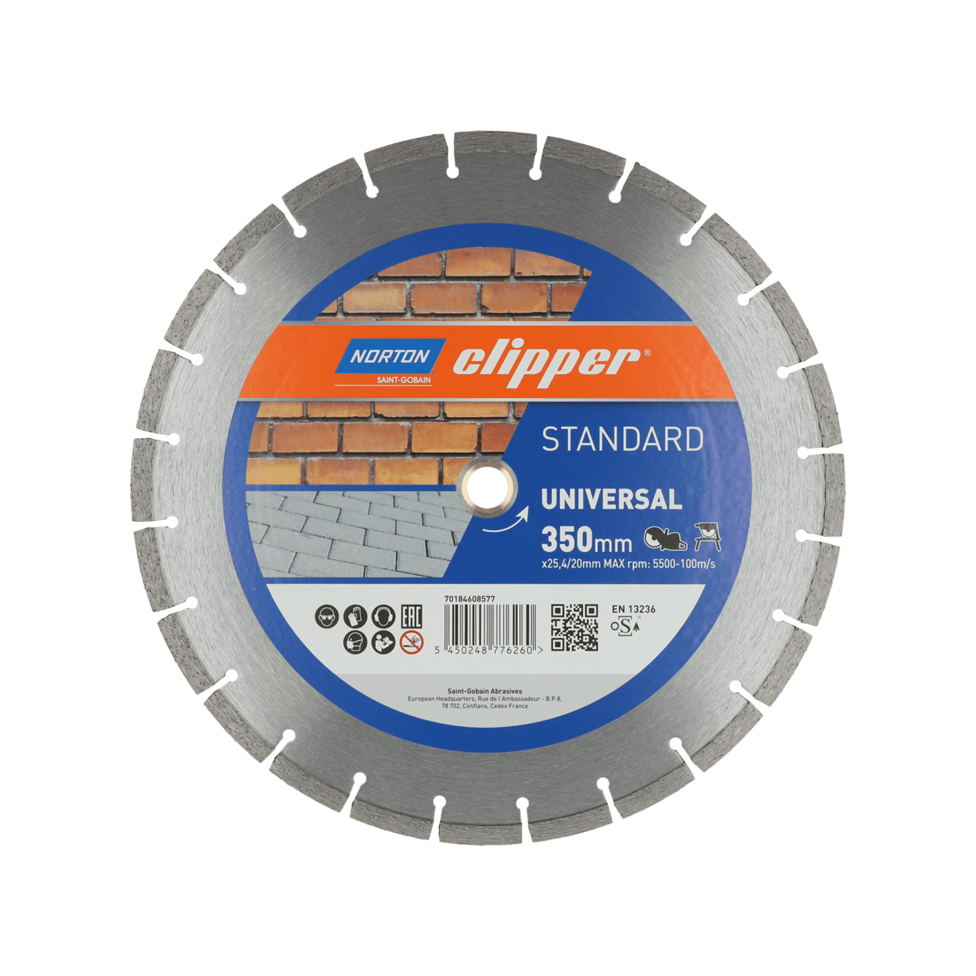 Norton - Standard Universal 350 x 25.4/20mm | Farmers Equipment